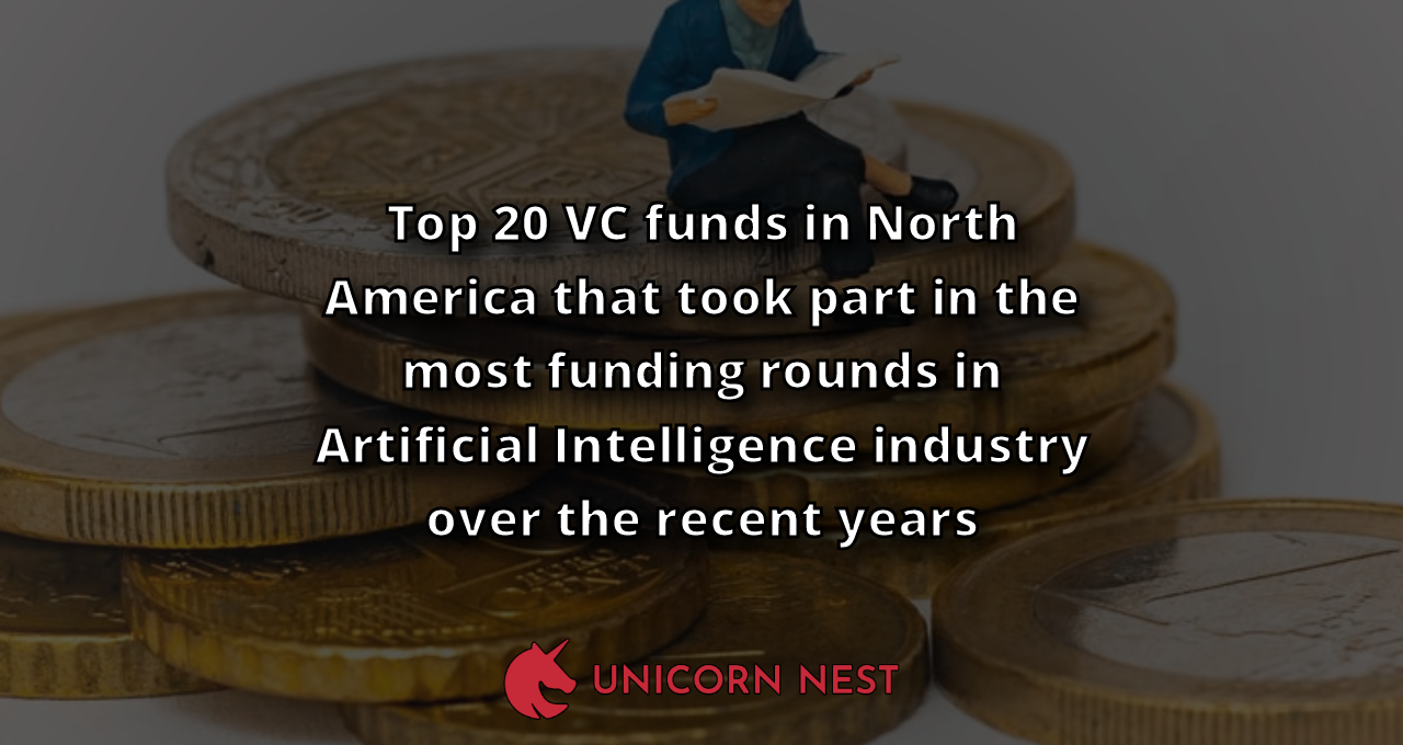 Top 20 VC funds in North America that took part in the most funding ...