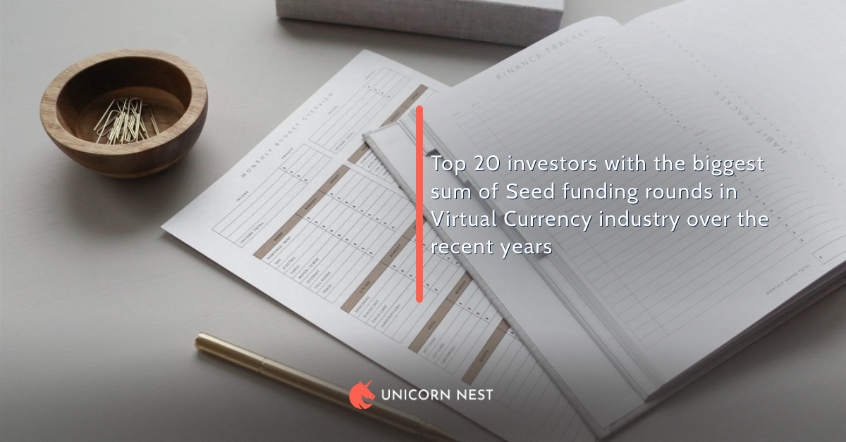 Top 20 investors with the biggest sum of Seed funding rounds in Virtual ...